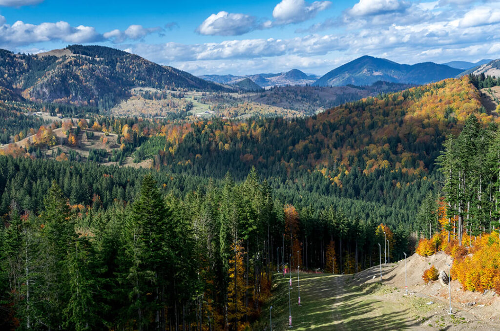 Partia de schi din masivul Rarau - Fotografii peisaje